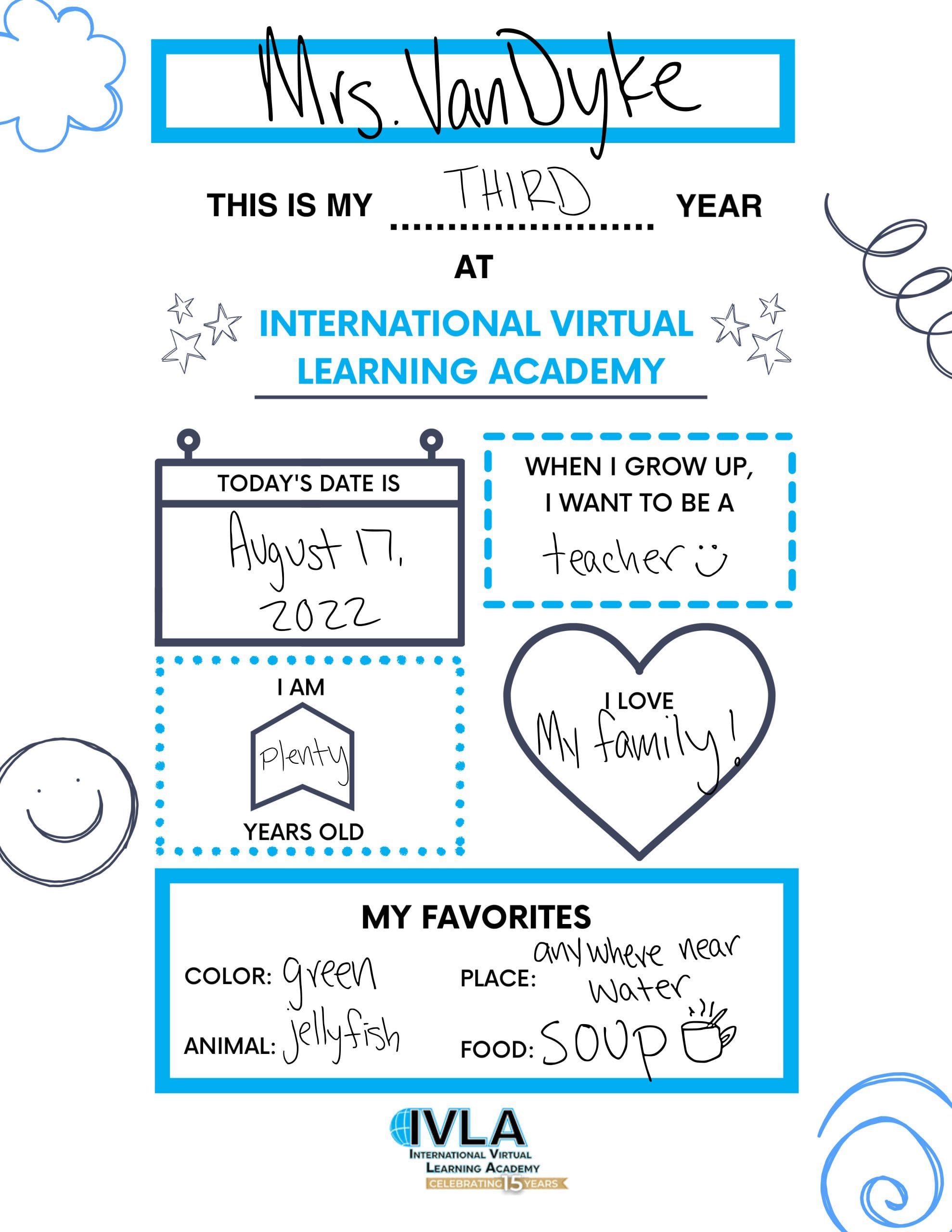 - First Day Of School - Make It A Memory! - International Virtual ...