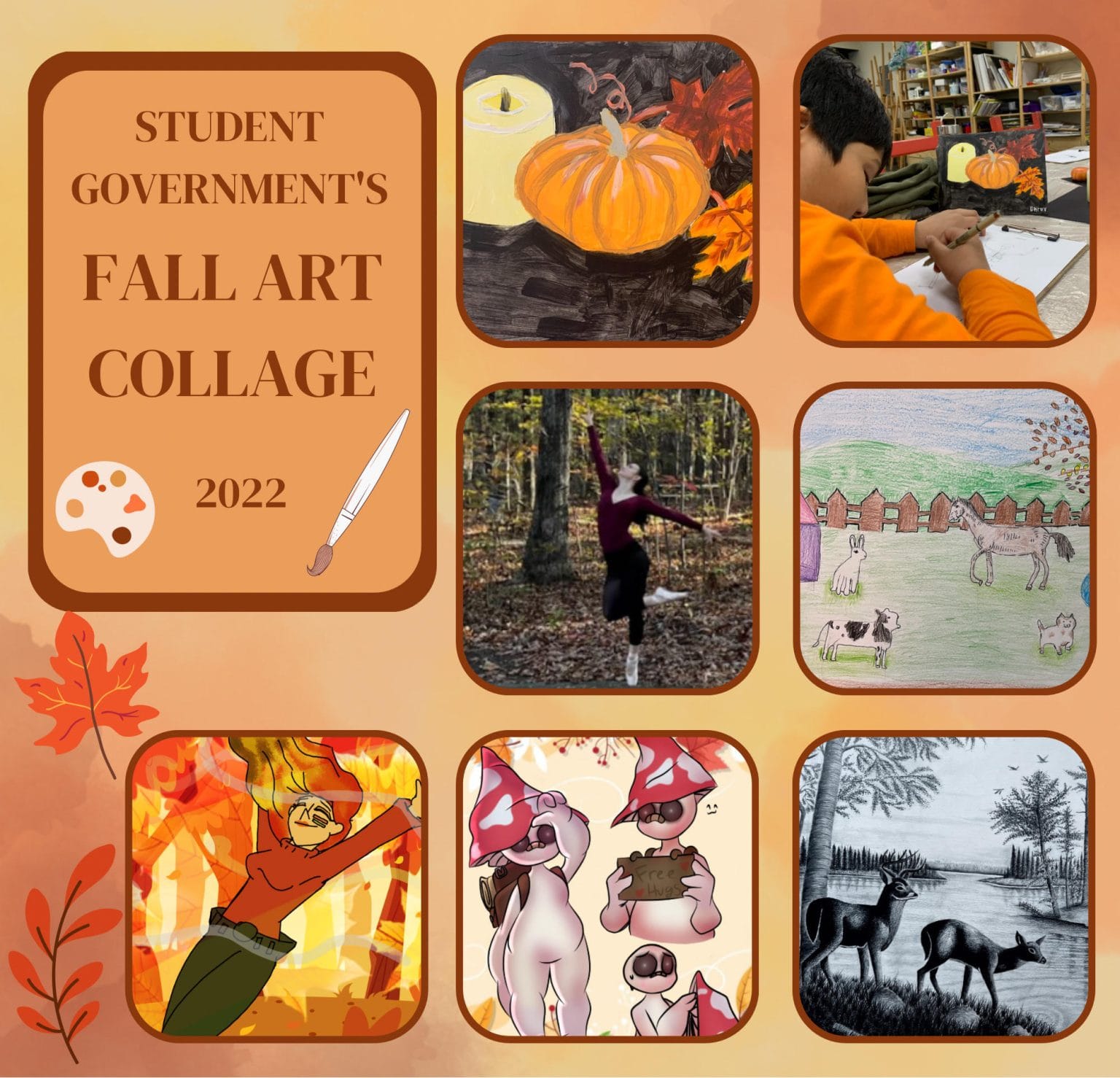IVLA Student Government - Fall Art Collage - 2022