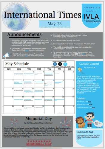 International Times - IVLA's Newsletter - May 2023