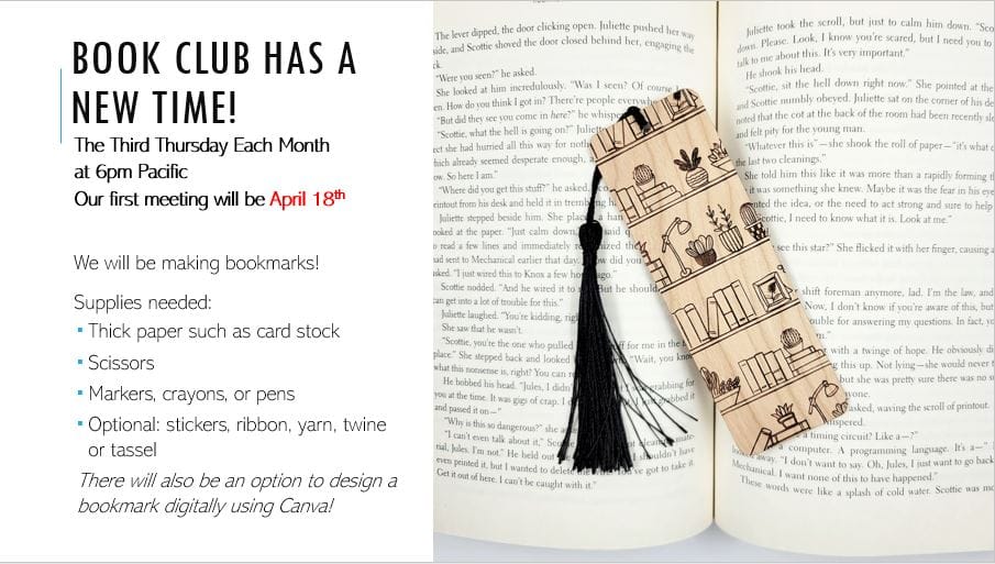 - IVLA Book Club Alert - International Virtual Learning Academy