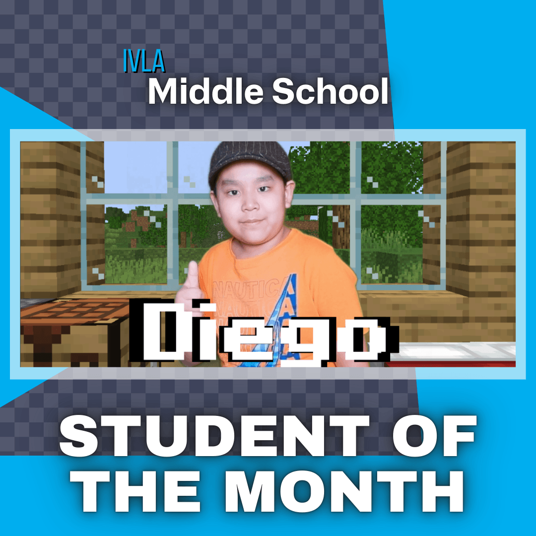 - October Middle School Student Of The Month: Diego - International ...